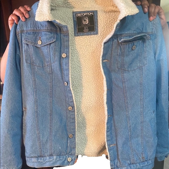 Distortion | Jackets & Coats | Light Blue Denim Jacket | Poshmark